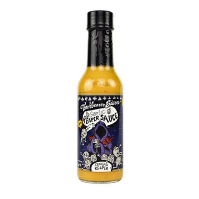 Torchbearer Garlic Reaper Hot Sauce Spicy Carolina Reaper Pepper ...