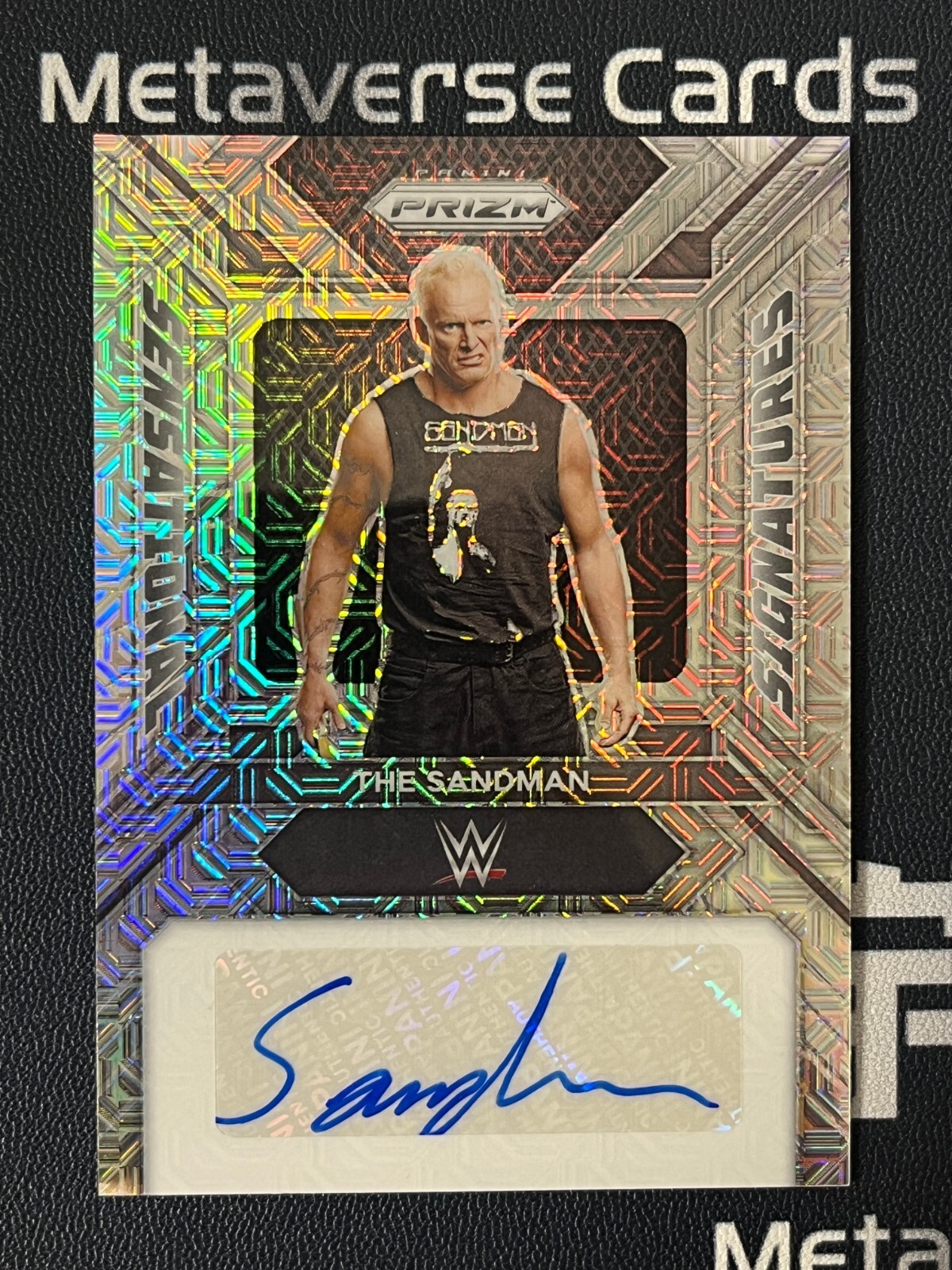 2024 Panini Prizm WWE The Sandman Sensational Signatures Auto Mojo ...