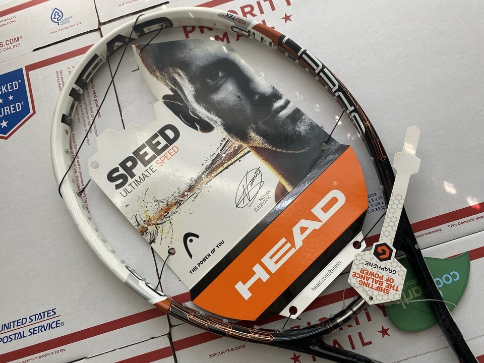 NOVAK DJOKOVIC Head Youtek Graphene Speed MP Tennis Racket 4 1/2 ...