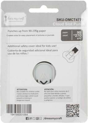 Dress My Craft Paper Punch Cloud Slot | eBay