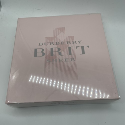 BURBERRY BRIT SHEER EAU DE TOLIETTE 3PC GIFT SET-NEW IN BOX | eBay
