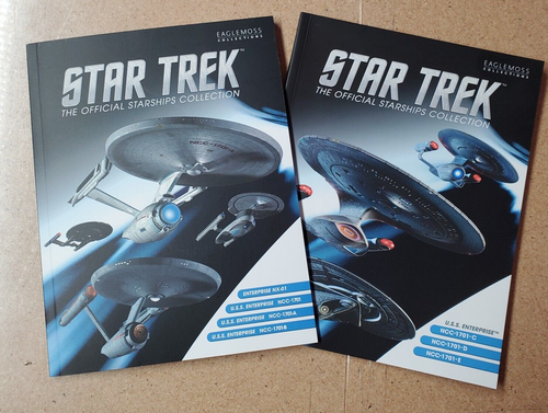 Set of 2 Eaglemoss Star Trek Enterprise Books- 7 Ships- 120 Pages | eBay