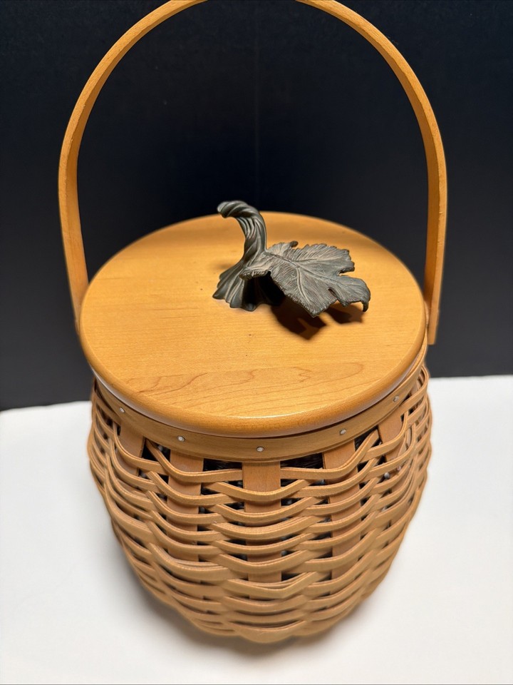 Longaberger 2000 Century Celebration October Fields Pumpkin Lidded ...