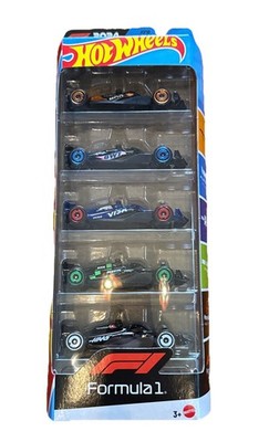 BRAND NEW 2024 Hot Wheels 1:64 Formula 1 F1 Racing 5-Pack Diecast Car ...