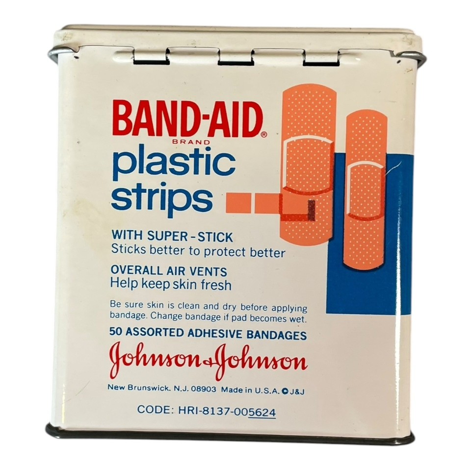 Vintage Band Aid Tin Johnson & Johnson | eBay