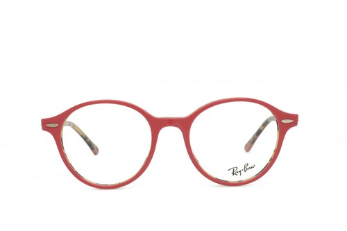 Ray-Ban RED-PINK TORTOISE Eyeglasses New Authentic 7118 5714 50-19-145 ...