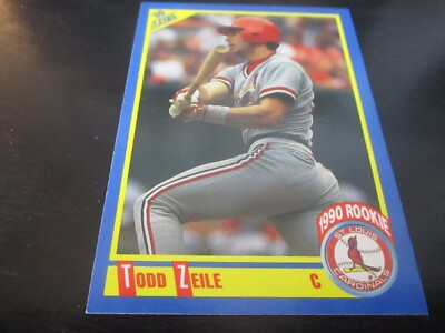 todd zeile (st. louis cardinals - catcher) 1990 score ROOKIE card #600 ...