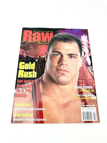 WWE WWF RAW WRESTLING MAGAZINE FEBRUARY 2001 POSTER INCLUDED VGC | eBay