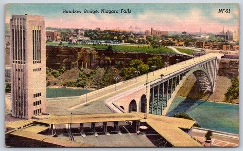 Postcard Rainbow Bridge, Bird's Eye View, Niagara Falls Unposted | eBay