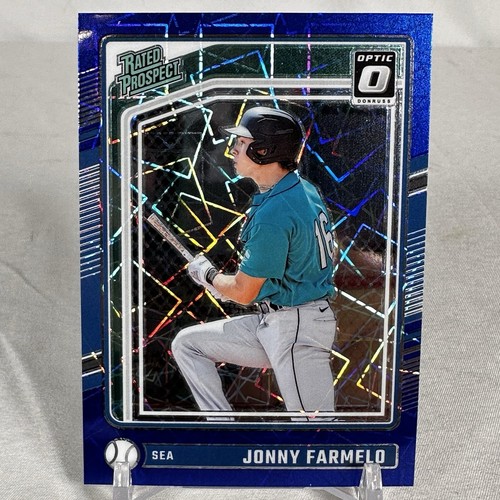 2024 Donruss Optic Baseball Jonny Farmelo Rated Prospect Blue Velocity ...