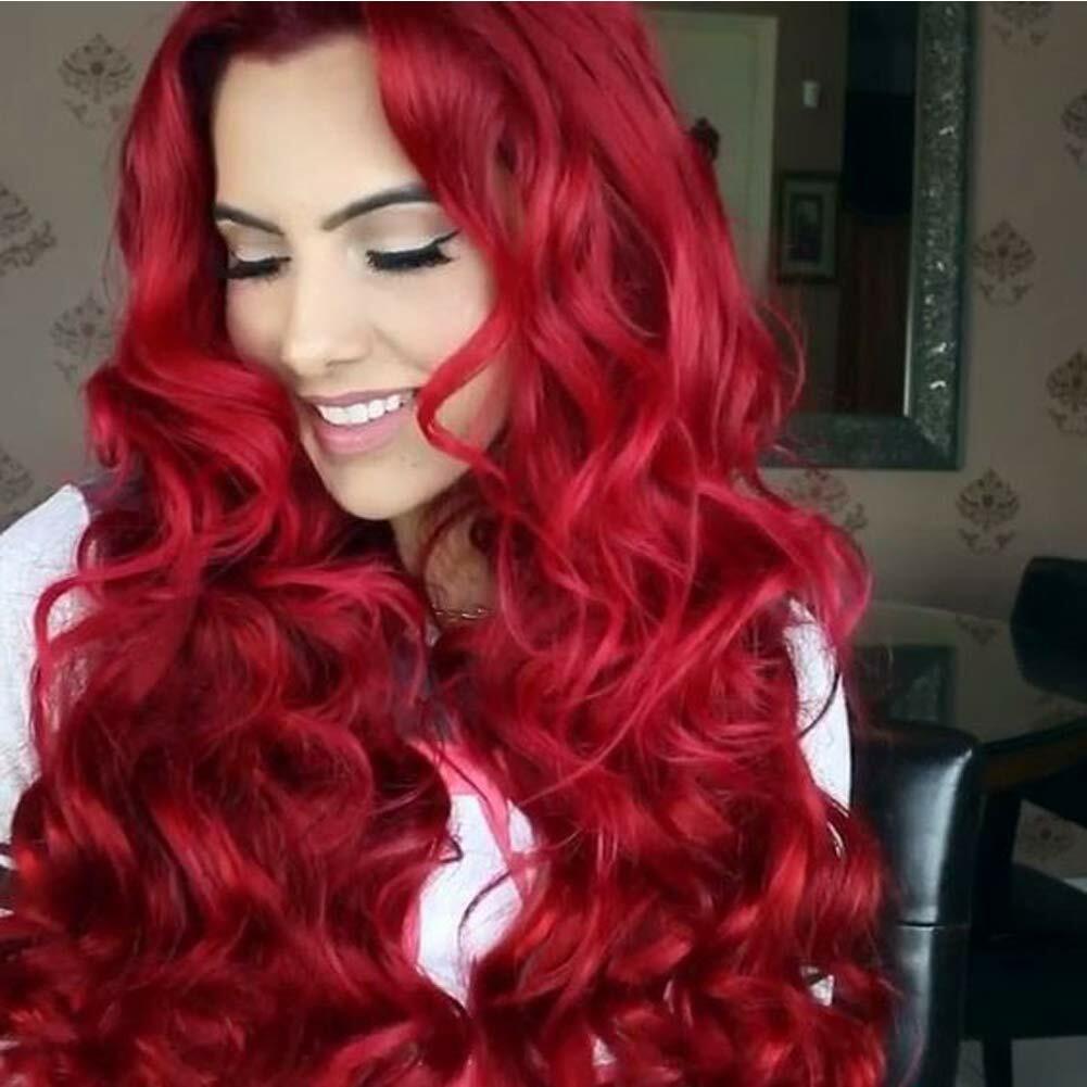 Bright Red Curly Hair