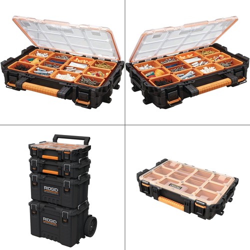 Pro System Gear 10-compartment Small Parts Organizer | Ridgid Storage ...