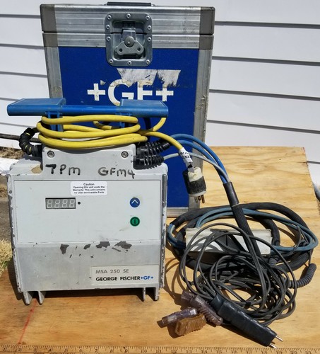 Plastic Welding Machine +GF+ George Fischer MSA 250 SE Electrofusion ...