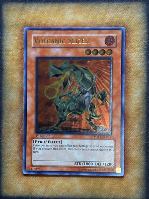 Yugioh Volcanic Slicer FOTB-EN012 Ultimate Rare 1st Ed LP | eBay