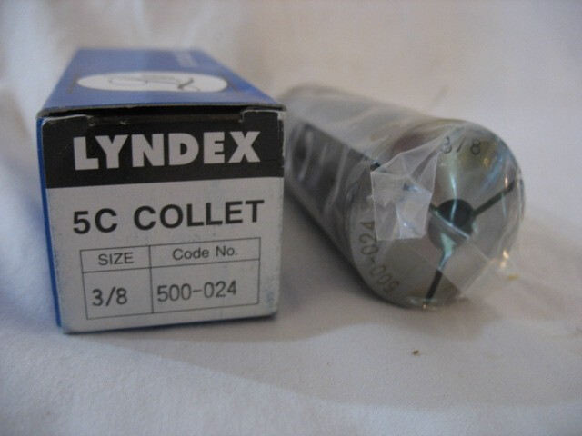 Lyndex 3/8" Steel 5c Collet 500-024 ID Threaded for sale online | eBay