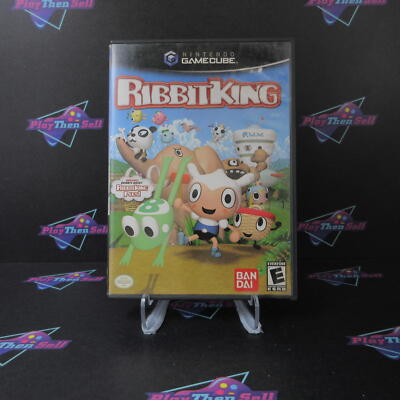 Ribbit King + Reg Card / Bonus Disc Nintendo Gamecube MD Complete CIB ...