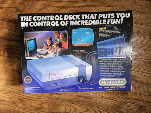 1986 Nintendo EARLY NES CONTROL DECK In The Box. | eBay