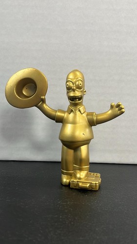 Simpsons Movie Homer Gold Golden Burger King Kids Meal Toy Figure 2007 ...