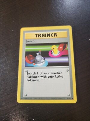 SWITCH - Base Set - 95/102 - Common Trainer - Pokemon Card - Unlimited ...