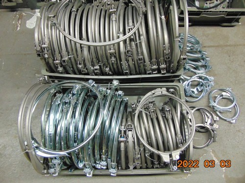 (1) 12" Jacob 3NW3000718 Quick Connect Stainless Sanitary Clamp Pull ...