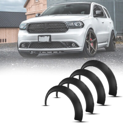 4.5" Fender Flares Mudguard Wheel Arches Extra Wide Body Kits For Dodge ...