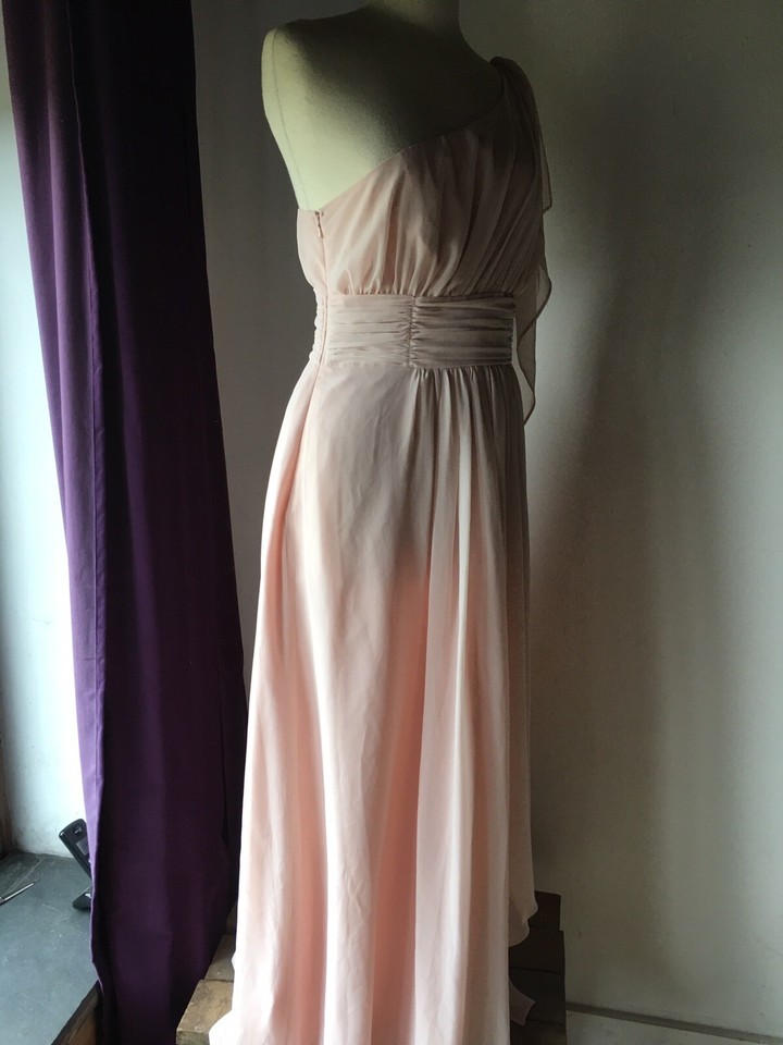 Debut By Debenhams Pink Shell Prom Evening Party Bridesmaid Dress Long ...