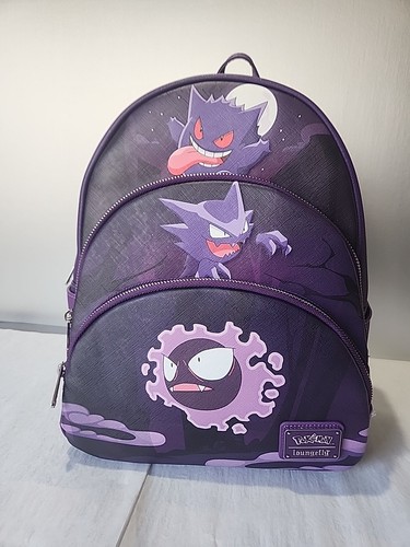 Pokemon Gengar Evolution Triple Pocket Loungefly Mini Backpack | eBay