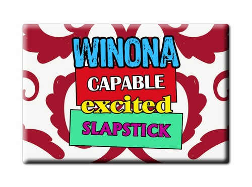 Winona Fridge Magnet Name with Adjectives I Love Gift Idea | eBay