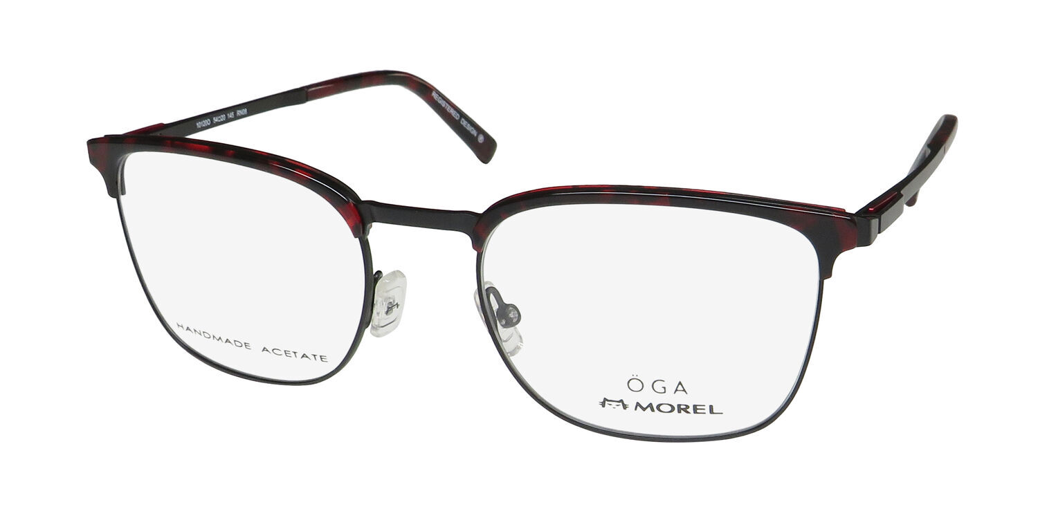 OGA 10120O HANDMADE IMPORTED FROM FRANCE "GEEK/NERD" HIP EYEGLASS FRAME ...