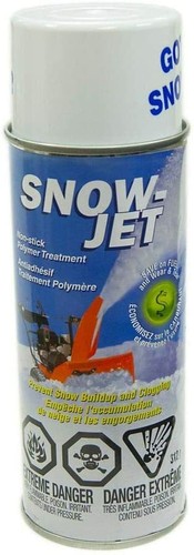 SNO-JET Non Stick Snowblower Chute Spray Prevent Snow Buildup and ...