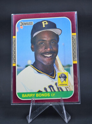 1987 Donruss Opening Day - Barry Bonds #163 Barry Bonds Pictured (RC ...