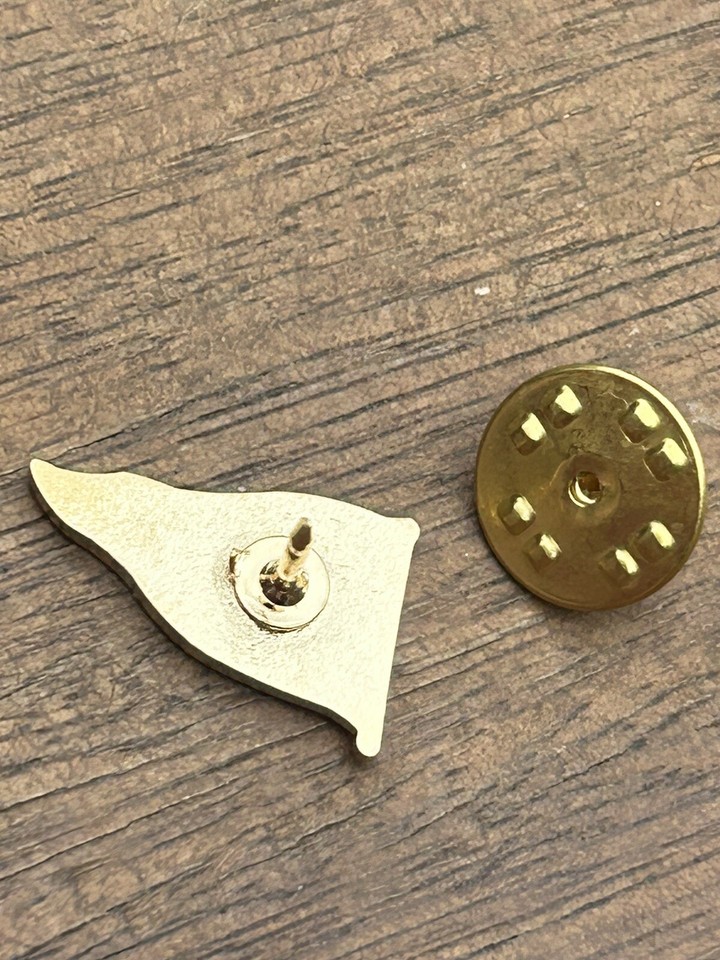 AUTHENTIC LOUIS VUITTON DESIGNER Cup LV Logo VINTAGE Pin Brooch Metal ...