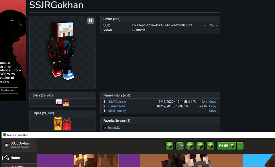 Minecraft Java Edition account with founders cape 799366011897| eBay