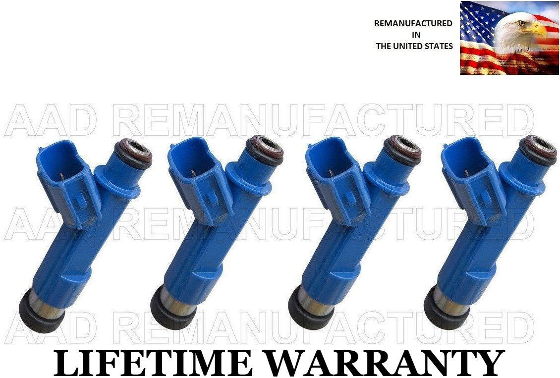 Genuine Toyota Set Of 4 Fuel Injectors for Toyota Corolla Matrix Vibe ...