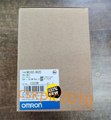1 PCS NEW IN BOX Omron NX102 series control unit NX102-9020 | eBay