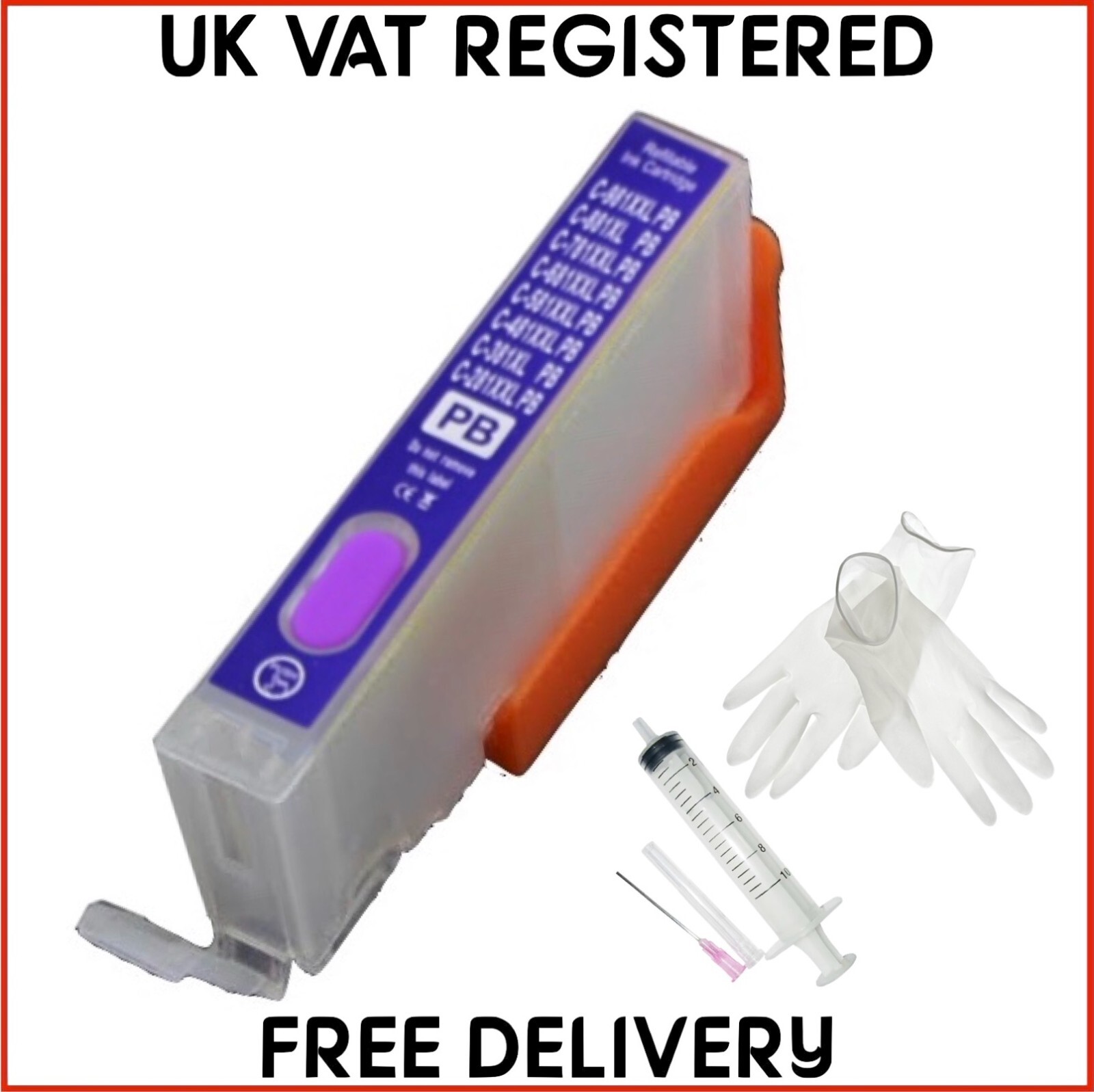 580XL & 581XL Refillable Cartridges For Canon TS8252 TS705 TS705a LOT ...