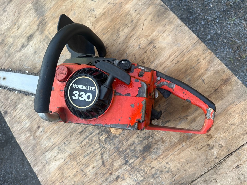 Vintage Homelite 330 Chainsaw 16" Bar **AS-IS** | eBay