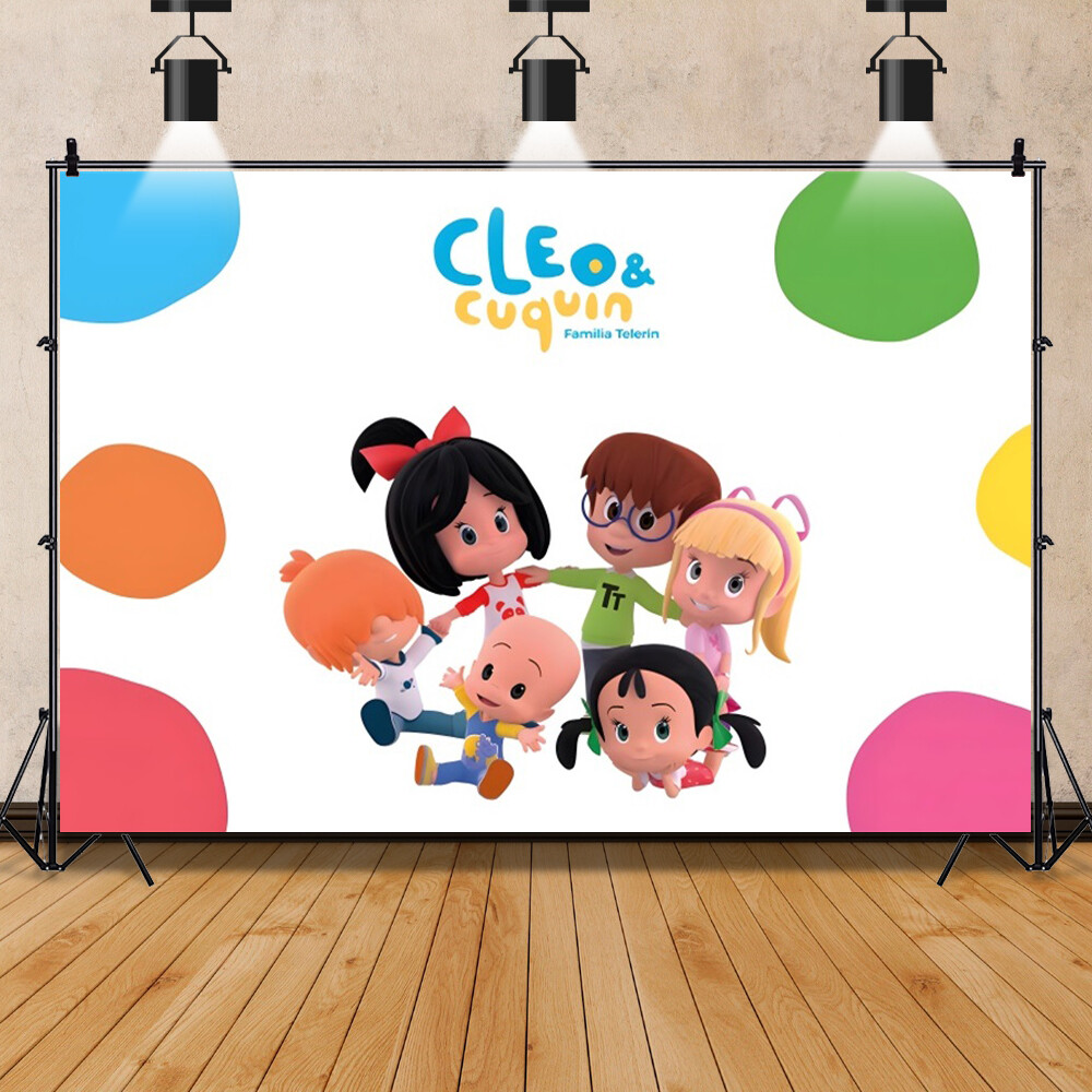 Cleo and Cuquin Backdrop Birthday Party Decorations Photo Background ...