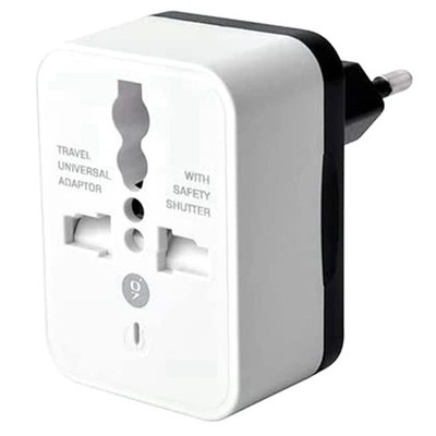 UK to European Travel Adapter Euro EU Plug with 2 USB Ports for White ...