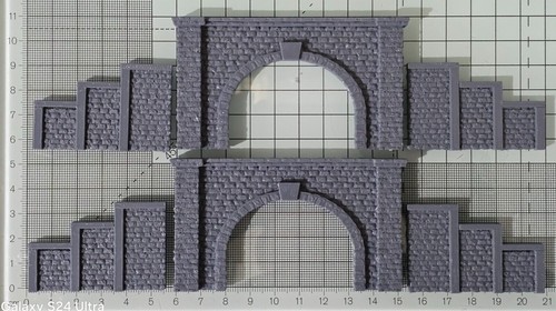 Z Gauge Tunnel Double Track Stone Portal Model Railway Train Layout 1: ...