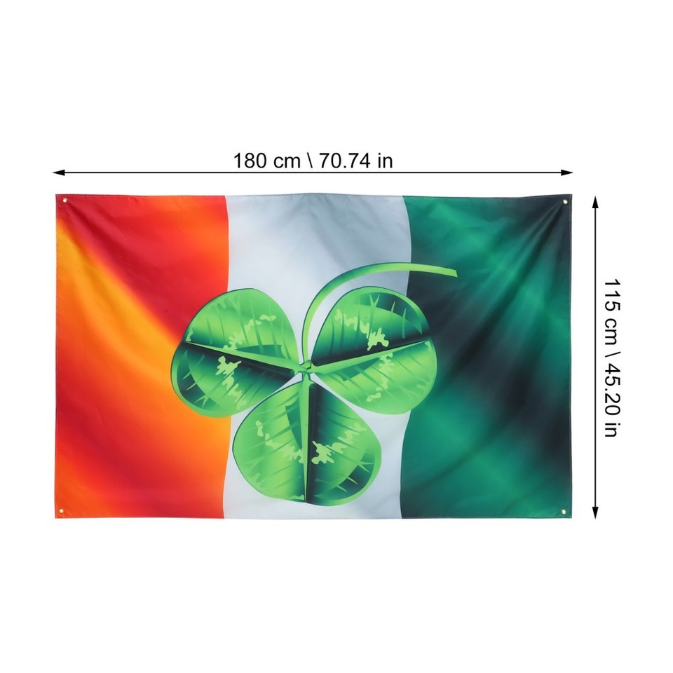 Happy St. Patrick's Day Celebration Flag Irish Party Backdrop Decor ...