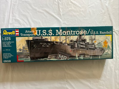 1/375 Revell #05018 Attack Transport USS Montrose/USS Randall | eBay