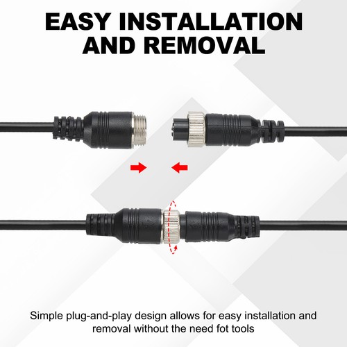 8 Meter 4 Pin 24 AWG Extension Cable Wire with Male Female Connector ...