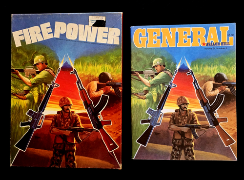 "FIREPOWER" WAR GAME + THE GENERAL VOL 21, #6 - AH - PART. PUN 99/216 ...