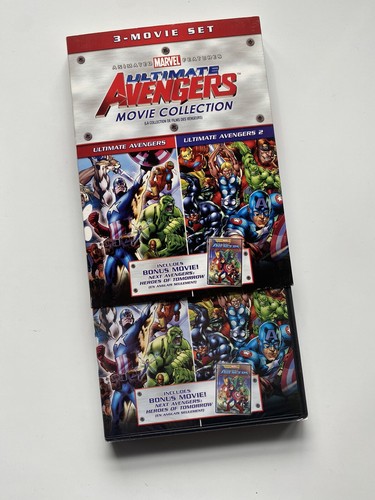 Ultimate Avengers Movie Collection (DVD, 2012) 3 Movie Set Marvel w ...