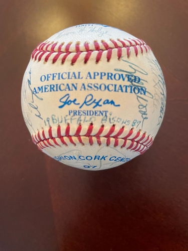 1987 Buffalo Bisons American Assoc.Autographed Baseball -24 Signatures ...