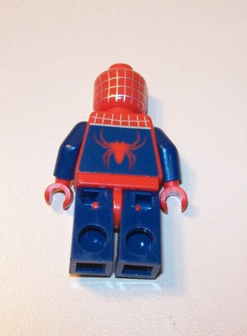 Lego Spider-Man 2 Minifigure SPD028 Dark Blue/Silver Web | eBay