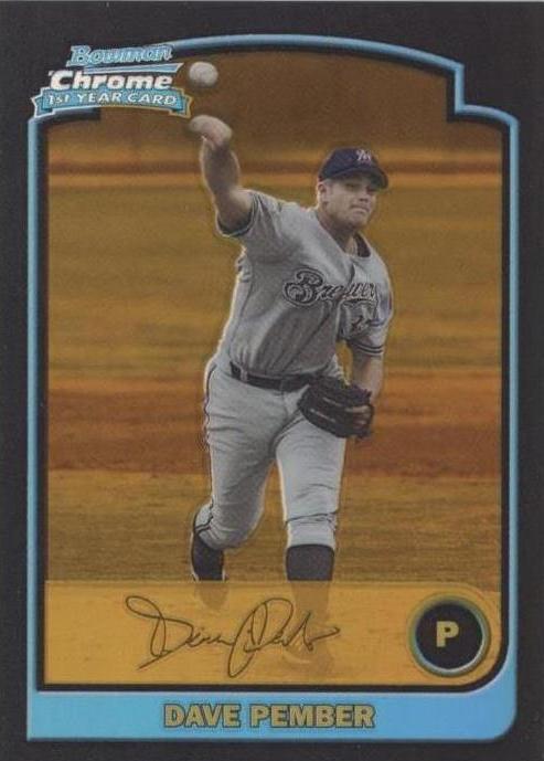 2003 Bowman Chrome - Dave Pember #278 Gold Refractor /170 (RC) for sale ...