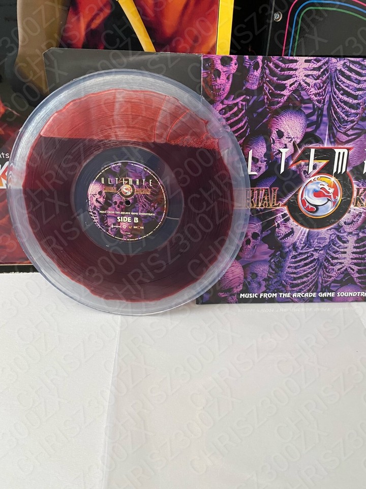 Ultimate Mortal Kombat 3 Blood Filled Vinyl Record Soundtrack LP Liquid ...