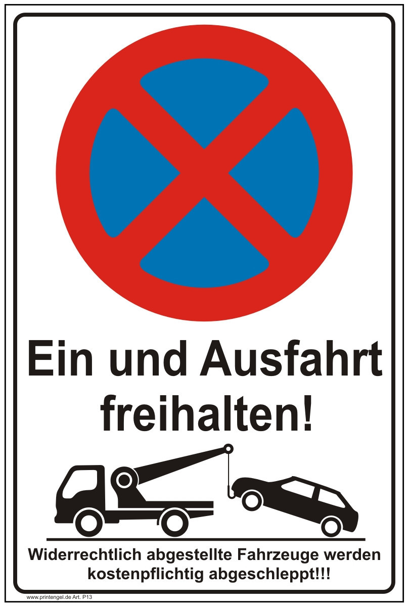 Schild Parkverbot Parkplatz Hinweisschild Parkverbotsschild Parken ...